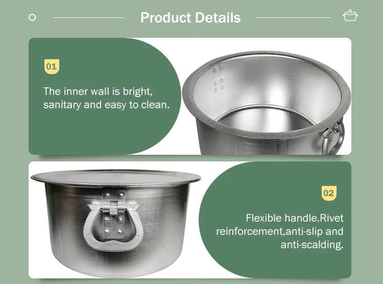 Accept Customized Multi-function Extra-large Three-piece Aluminum ...