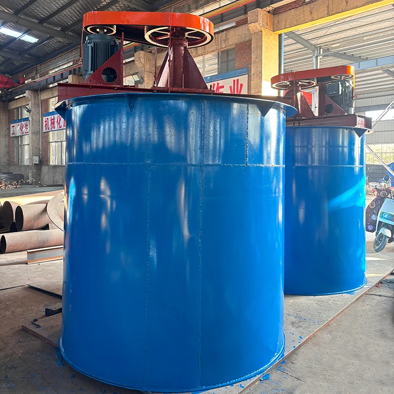 Double Impeller Leaching Tank Gold Cyanide Leaching Tank Gold Lithium ...