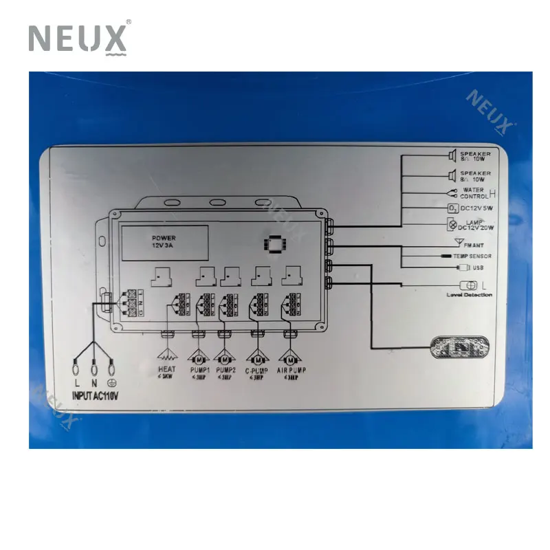 Wholesale Plastic Water Pump Temperature Outdoor Spa Control Panel ...