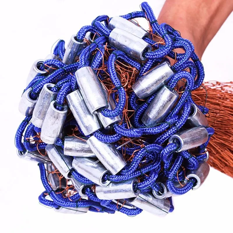 Shop Our Factory Sale of Brown Nylon Cast Nets for Fishing