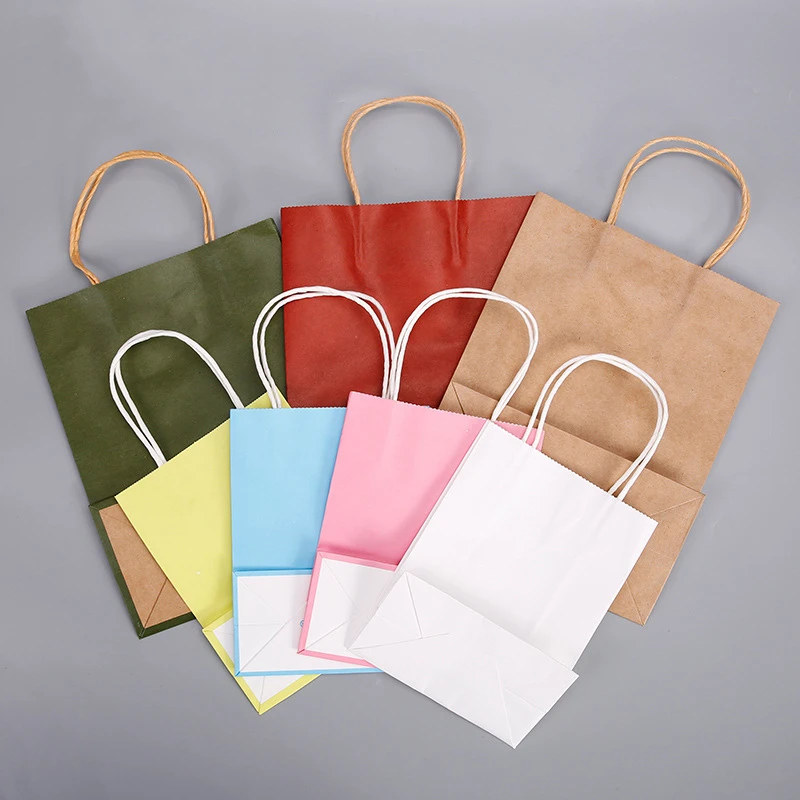 Custom Brand Shop Packaging Boutique Retail Carry Paperbag Shopping ...