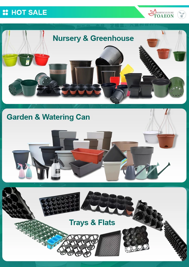 7 Gallon Black Pot Plastic Bucket For Nursery - Buy 7 Gallon Black ...