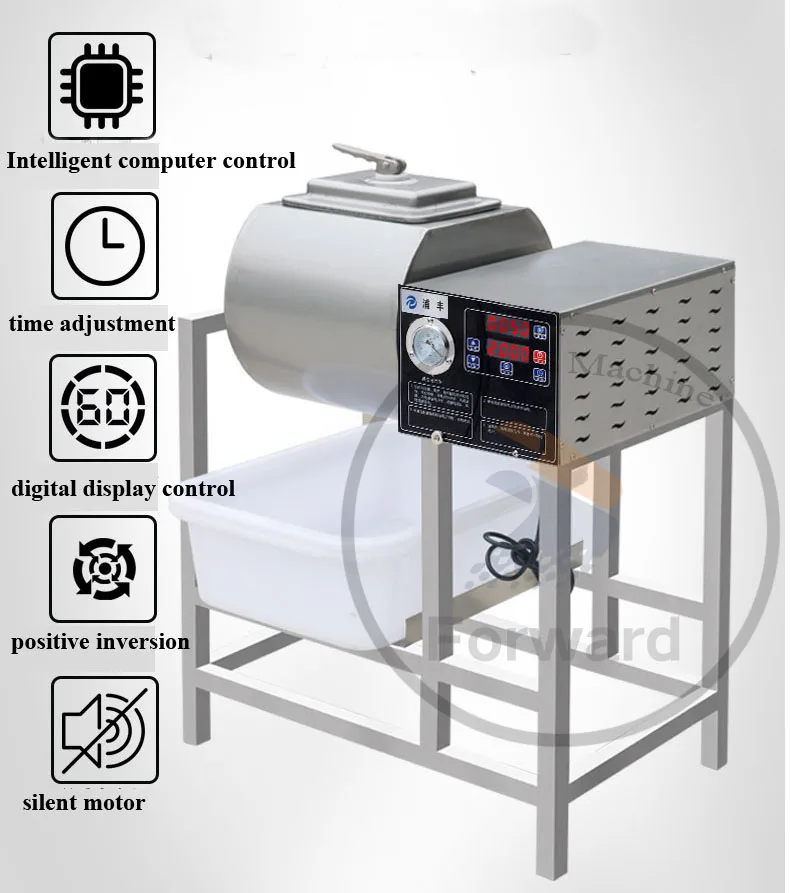 Automatic Vacuum Salt Beef Meat Massage Tumbler Marinating Machinevacuum Meat Tumbling Machine