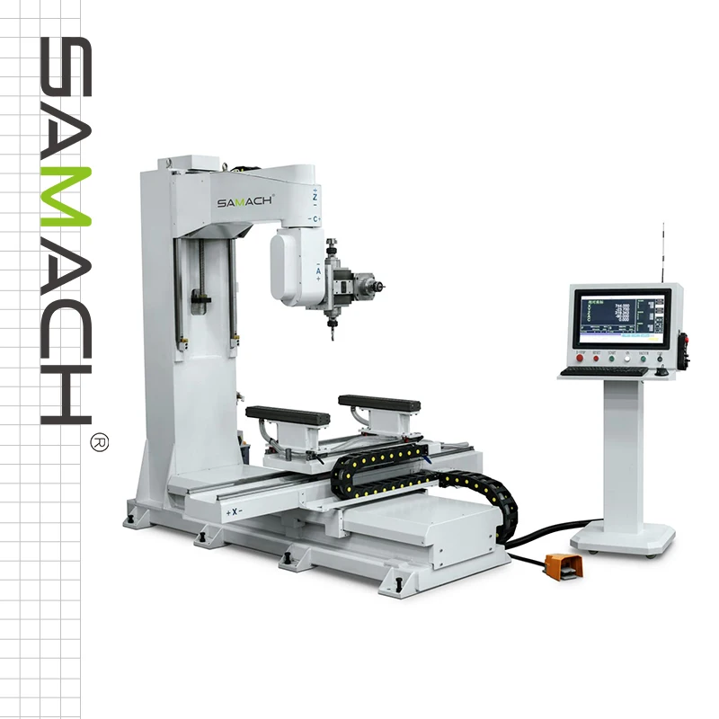 SAMACH 5 Axis CNC Router 360 Deg 3D Engraving Machine CNC Chair ...