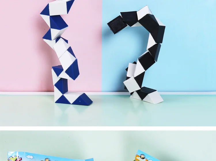 Kids Adults Mini Twist Puzzle Toys 24 Sections Magic Cube Develop ...