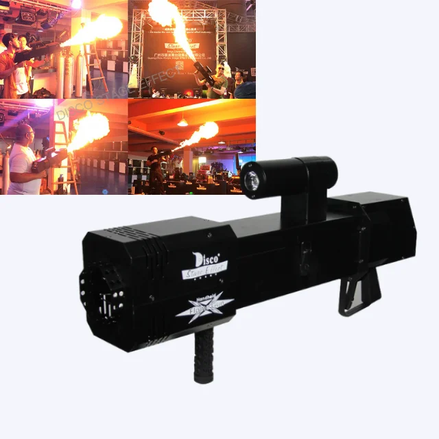 Portable DJ Club Stage Show Flame Thrower Projectors Effect Gun