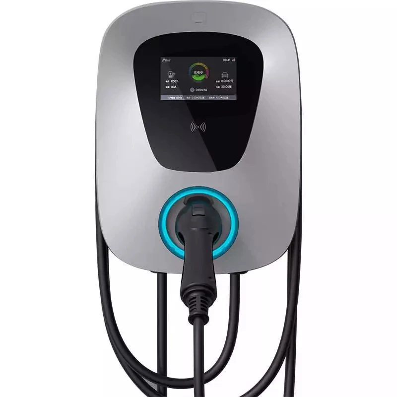 Ocpp 32a 3 Phase 7kw 22kw Double Gun Wallbox Fast Electric Charging Ev ...