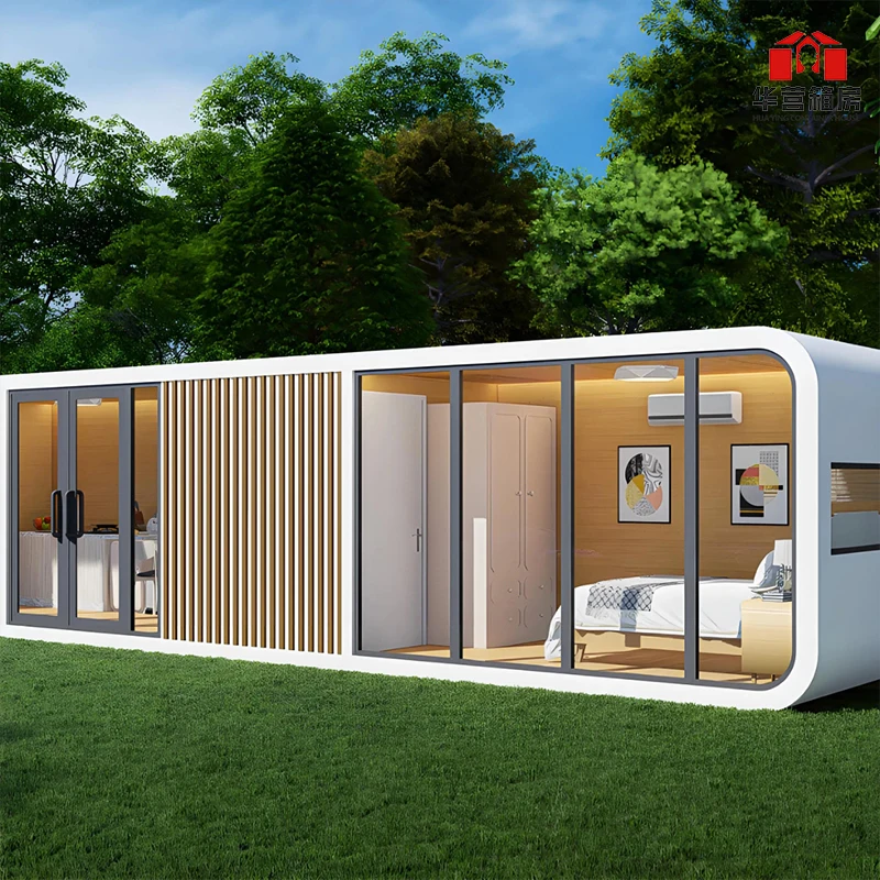 Modern Popular Prefabricated Tiny House Ready to Ship Apple Cabin ...