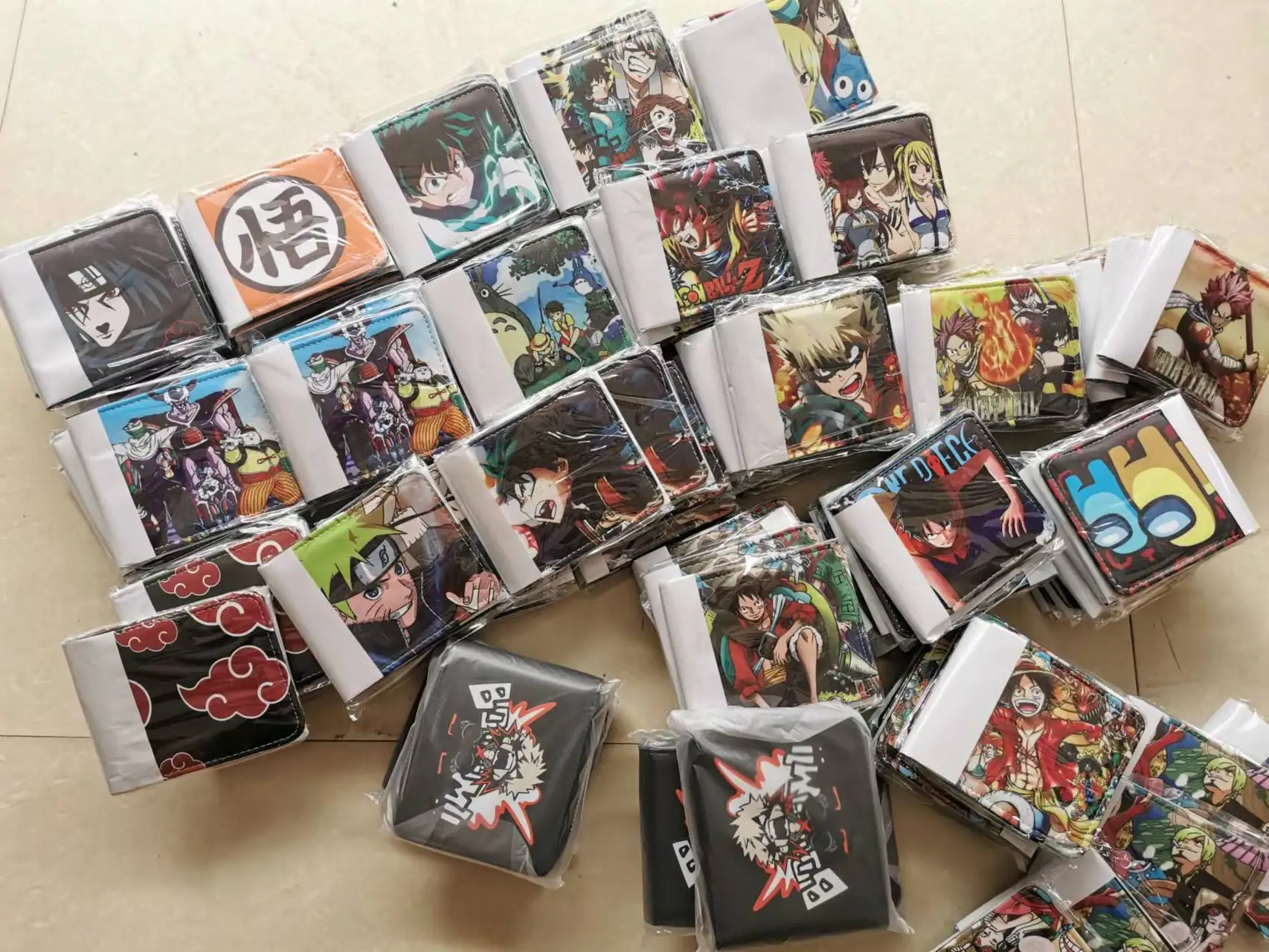 Anime Wallets - Collectible Gifts for Fans of Luffy, Zoro, and Nami