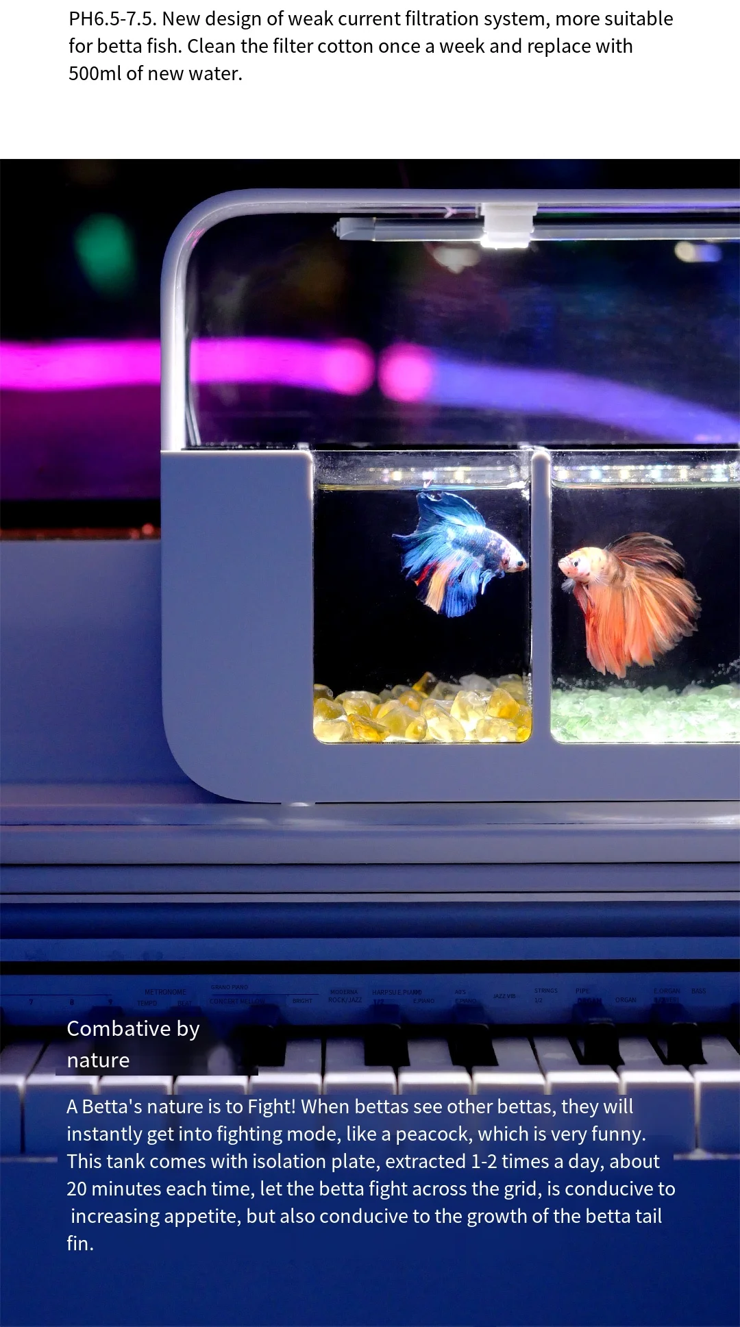 OEM New Layered Douyu Fish tank Combination Multi Grid Moonlight ...