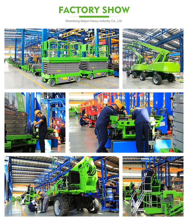 Working Height 10m-24m Articulated Mobile Boom Lift - Buy Mobile Boom ...