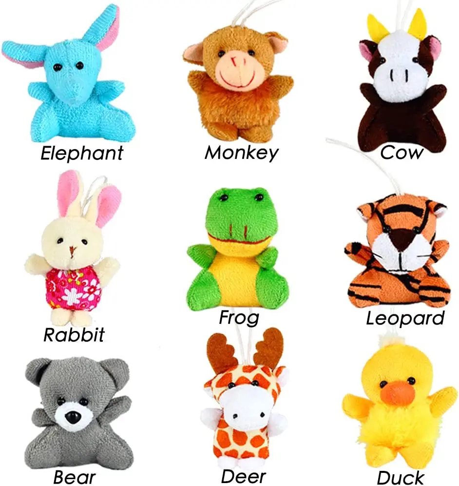 Hot Selling Stuffed Animal Plush Toy 24 Designs Mini Plush Animals Toys ...