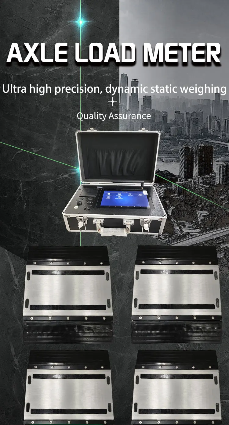 Portable Wireless Electronic Truck Axle Scale Dynamic Axle Load Scale ...
