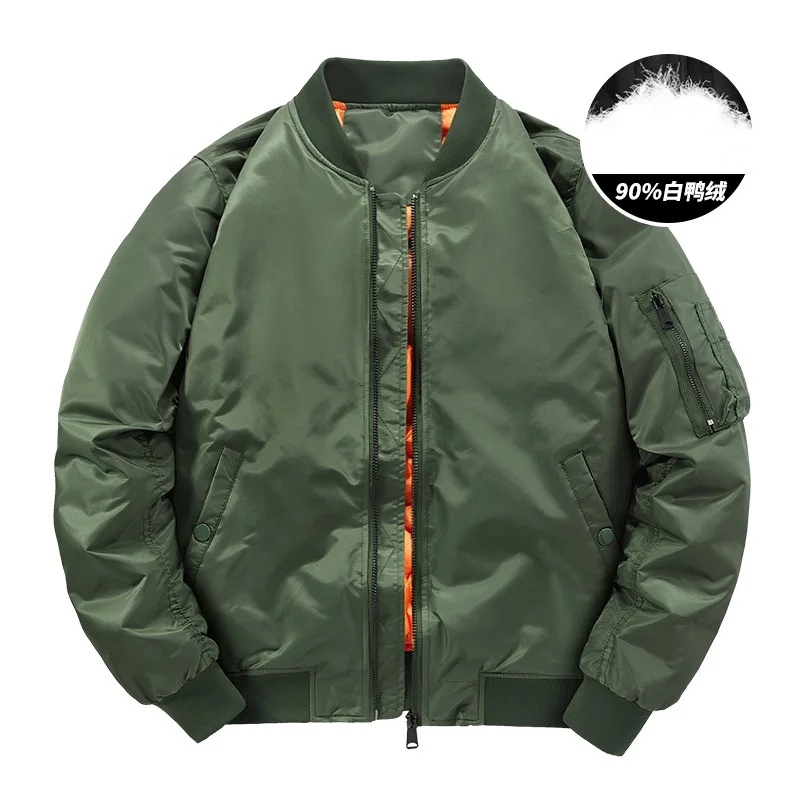 High Quality Winter Jacket Streetwear Puffer Insulated Baseball Bomber ...