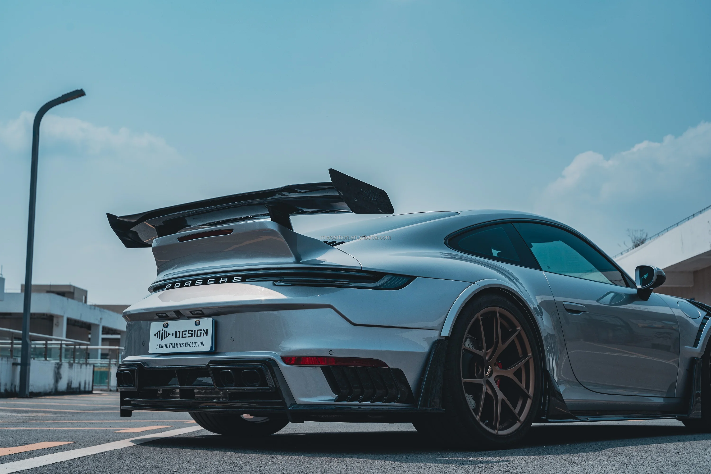 Porsche 992 Rear Wheel Fenders - Modern Luxury Enhancements