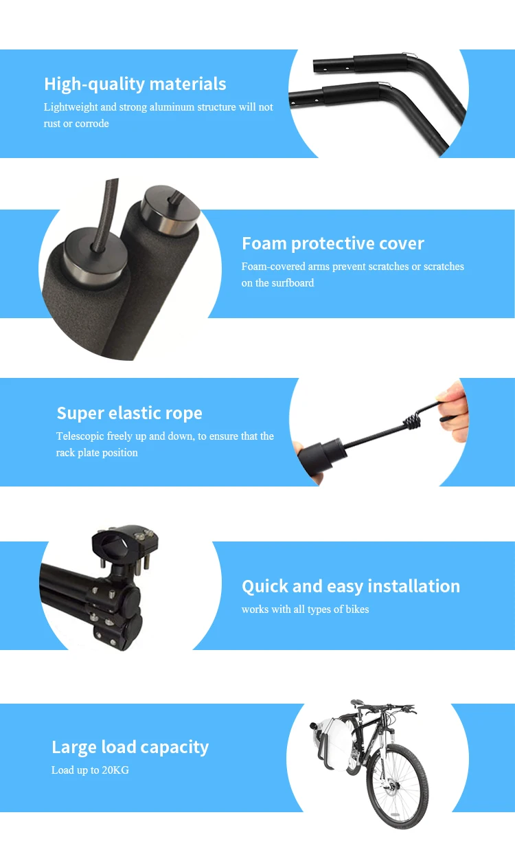 Adjustable Surf Board Rack Can Be Mounted On Bikes Rack For Surfboard ...