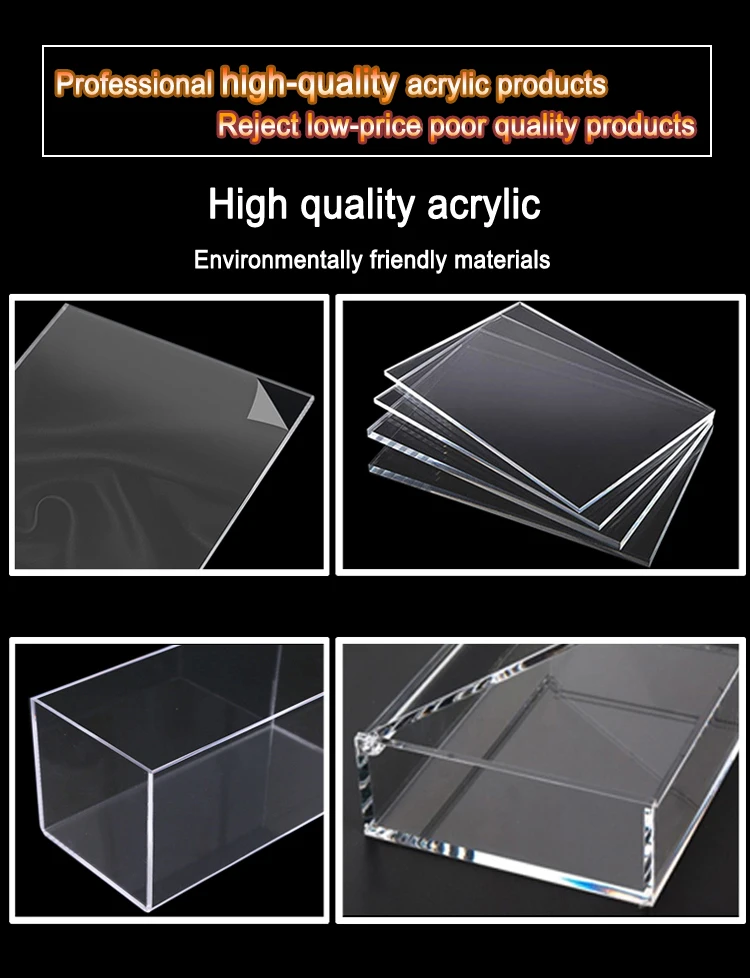 Custom pokemoned Booster Pack Display Booster Box Closure case Acrylic ...