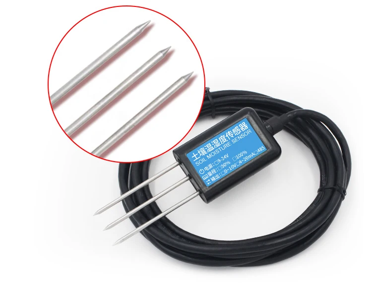 RS485 4-20ma Soil Sensor - Measure Temperature & Humidity