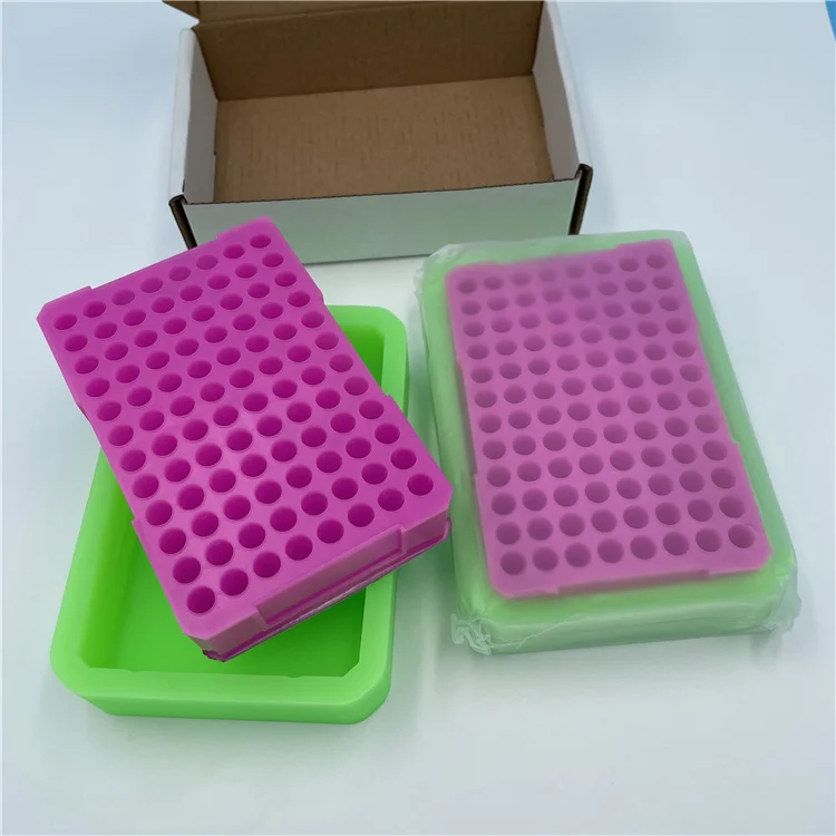 Laboratory Pcr Isofreeze Color Indicate Cryo Rack Holds 96-well Pcr ...