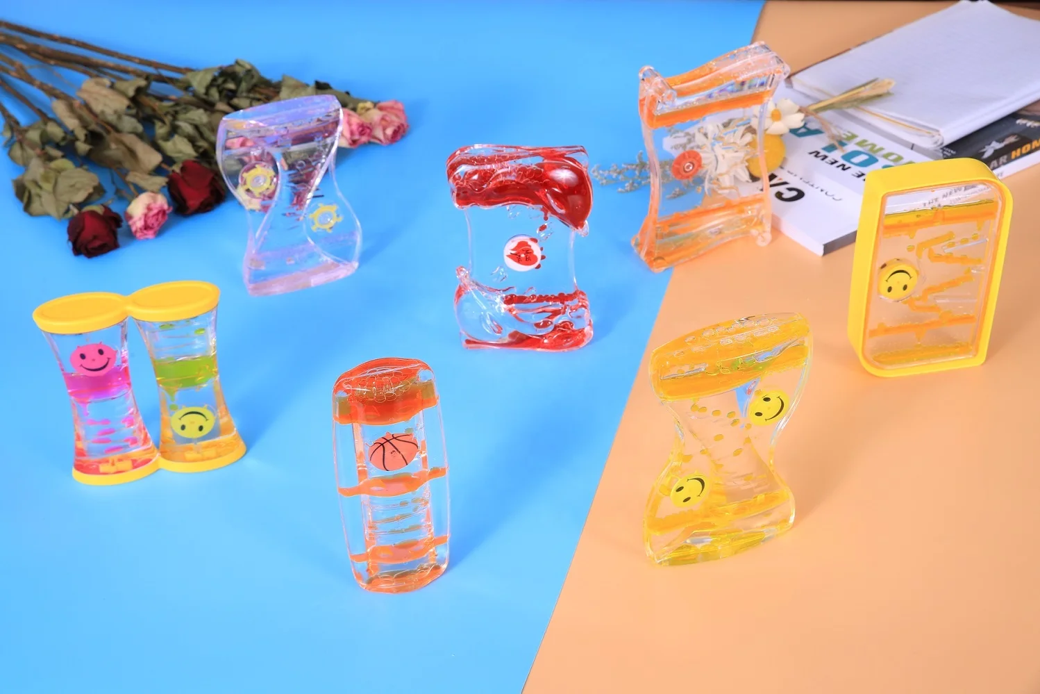 OEM Liquid Timers - Acrylic Oil Timer Water Motion Toys