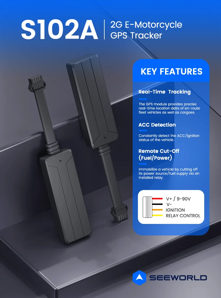Best Hidden Programmable Car Tracking Device - SEEOWRLD S102A