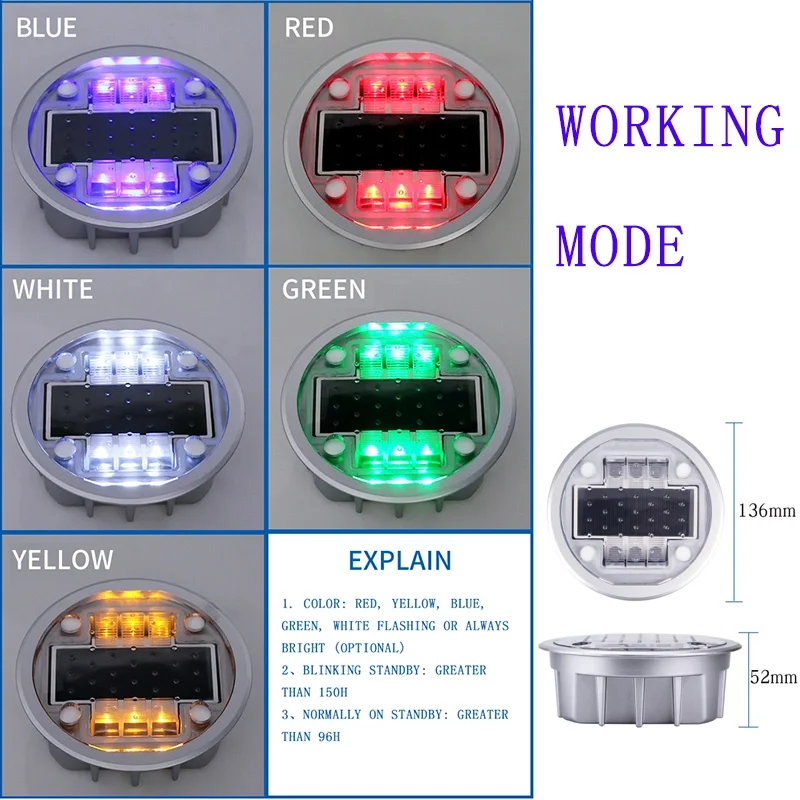 Wholesale Road Traffic Safety Warning Signal Stud Light Reflectors Hi ...