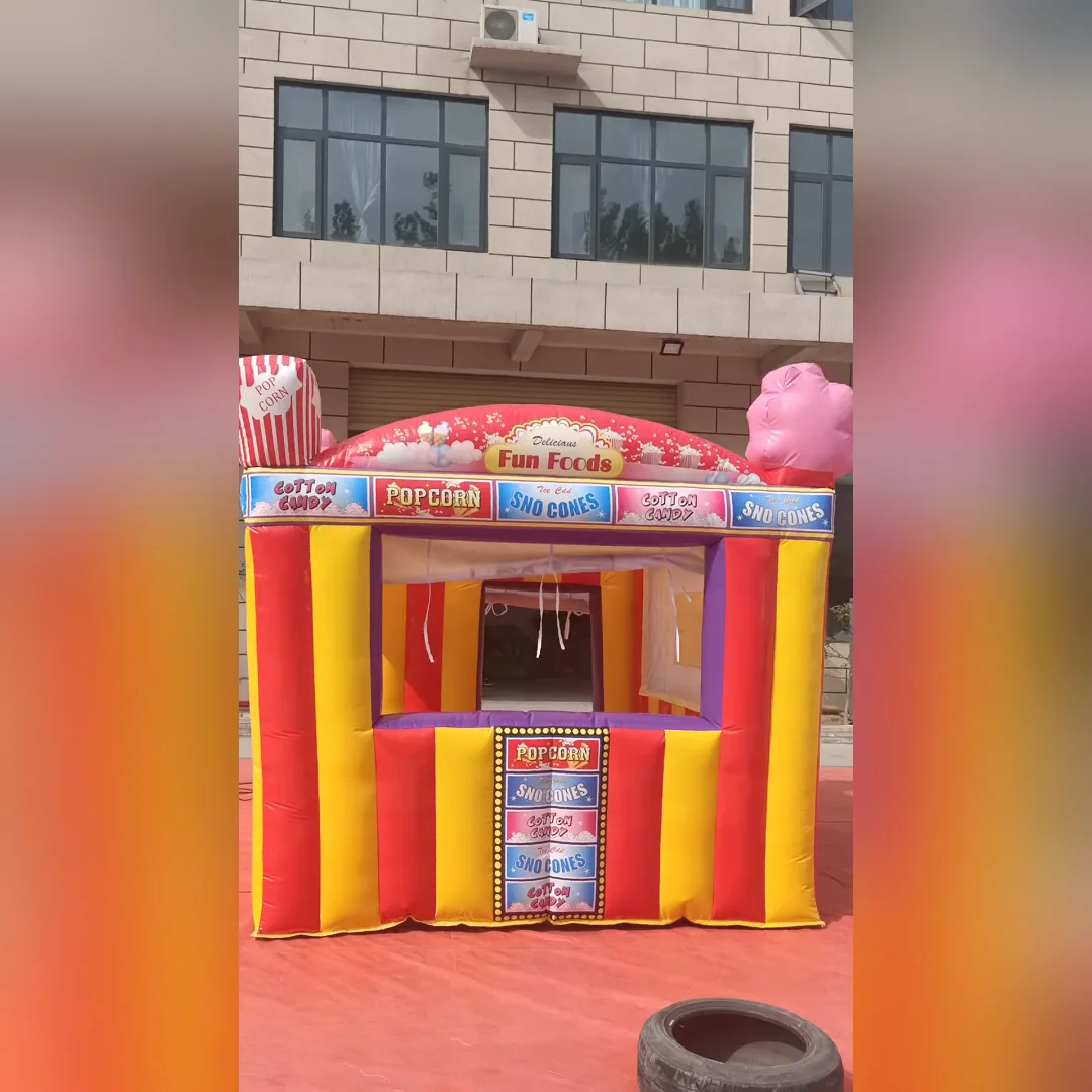 Fun Food Inflatable Concession Stand Booth Inflatable Beach Bar Tent ...