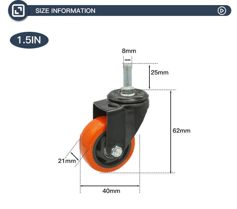 Spherical Wheel Caster Heavy Duty Adjustable Casters Casters and Wheels ...