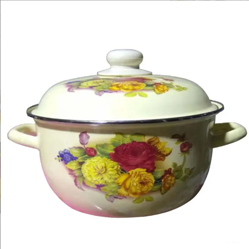 High Quality Eco-friendly Decal Casserole Pot Sets Steaming Cooking ...