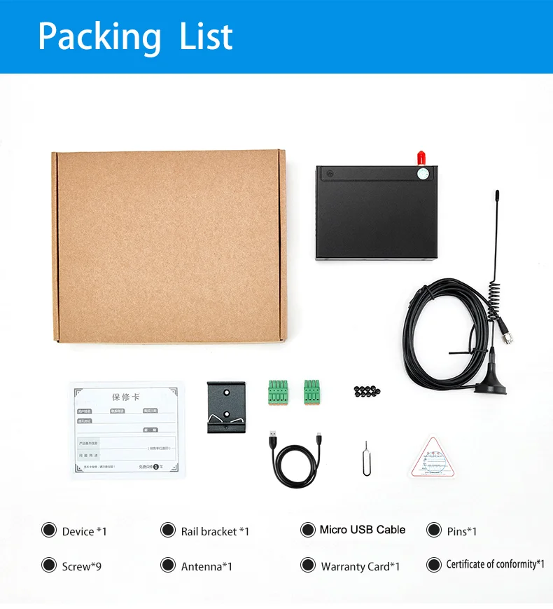 Modbus RTU to MQTT Modbus TCP RTU AWS IoT 4G RS485 DTU SMS Alarm ...