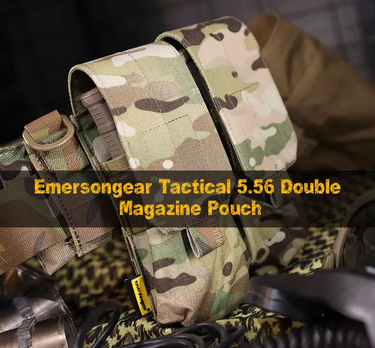 Emersongear Cordura 500d Nylon Multicam Mag Pouch Tactical Molle Double ...