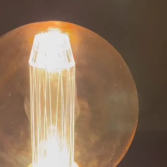 Vintage Amber Glass Light Guide Column Bulb Diamond Shape Decorative ...