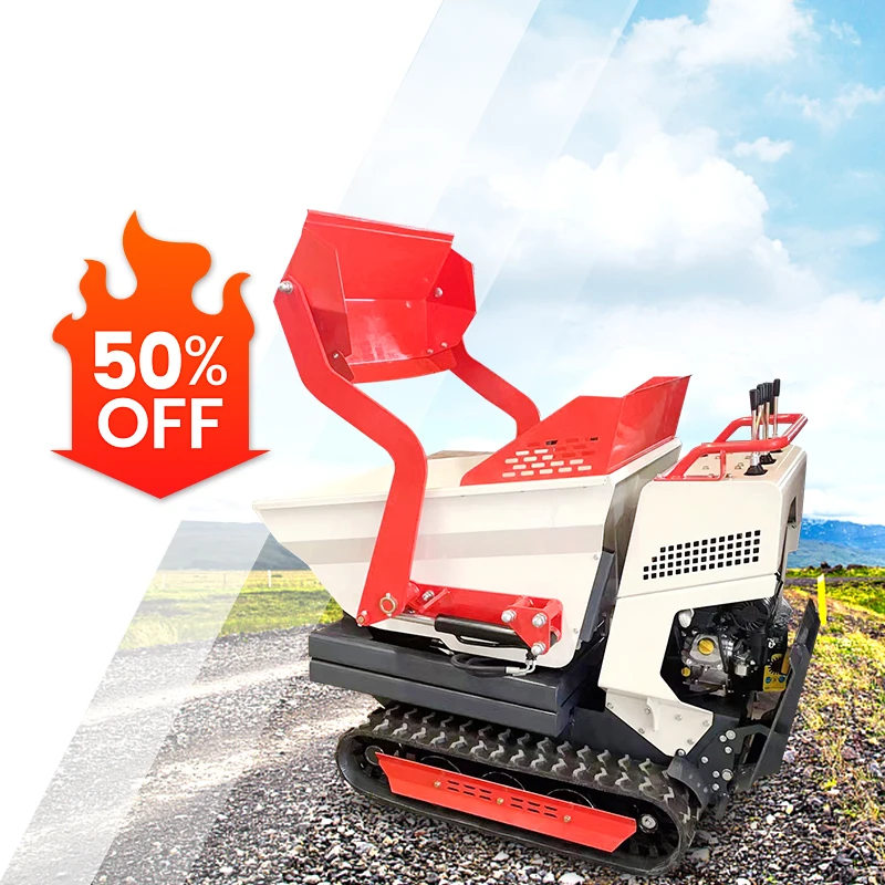 Fuel-efficient Dumperes mini tracked dumper Diesel Micro Dumper For ...