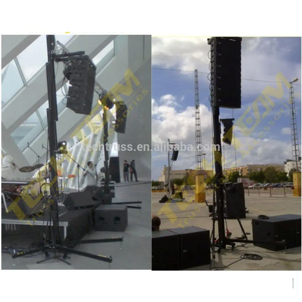 Professional Heavy-Duty Stand Speaker Lift for Line Array