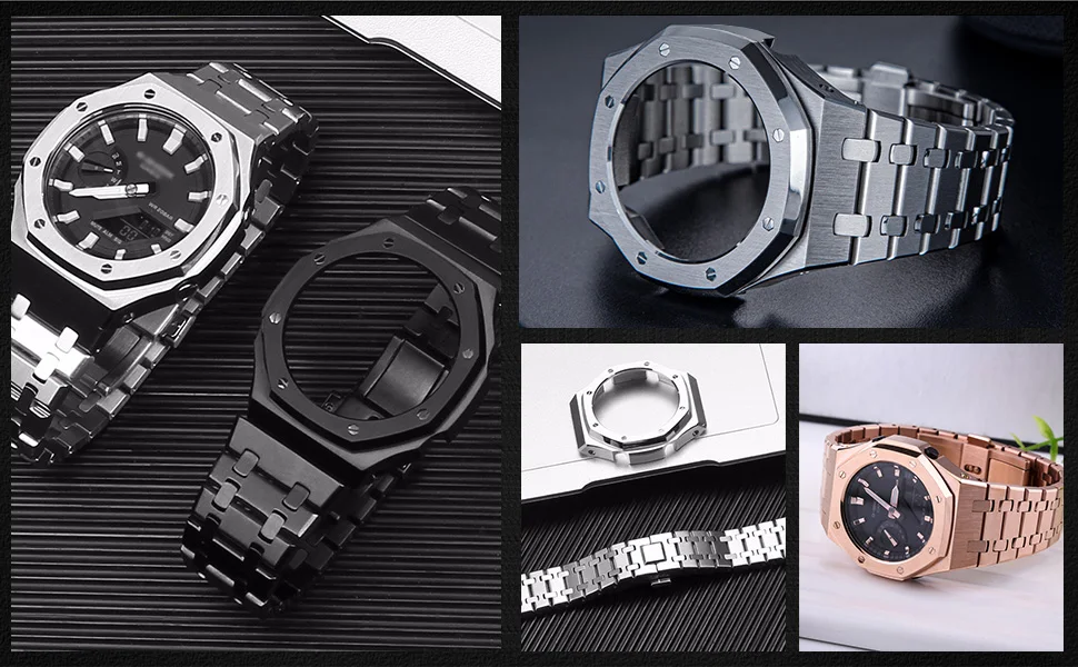 Men's Watch Retrofit Mod Kit - Upgrade Your G Shock GA2100