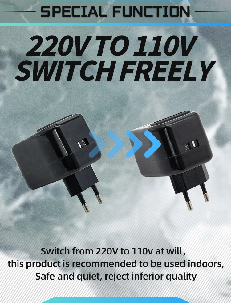 Universal Travel Adapter Plug - 50W AC to AC Converter