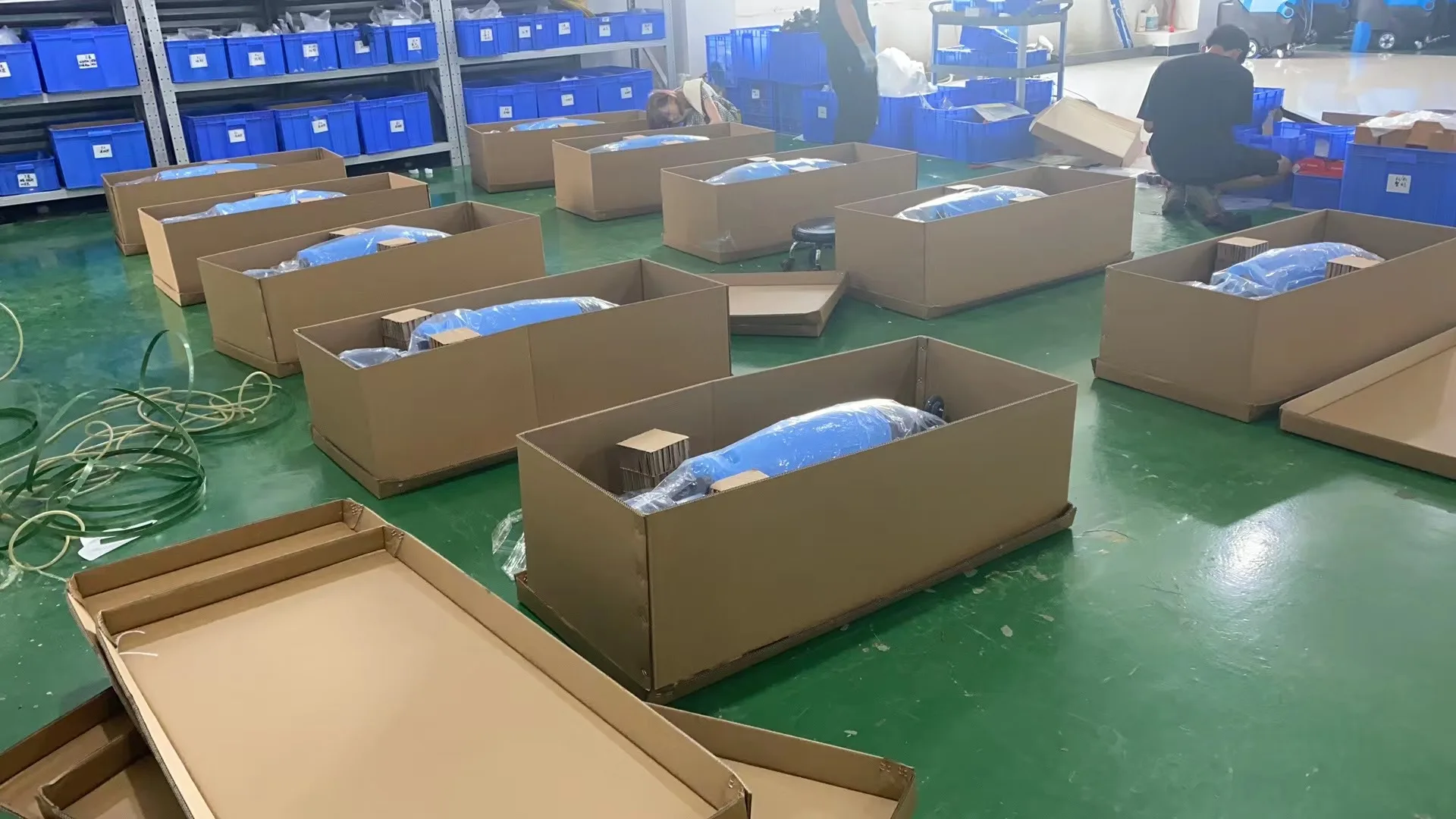 Automatic Floor Scrubber Walk Behind Scrubbing Machine Floor Scrubber ...