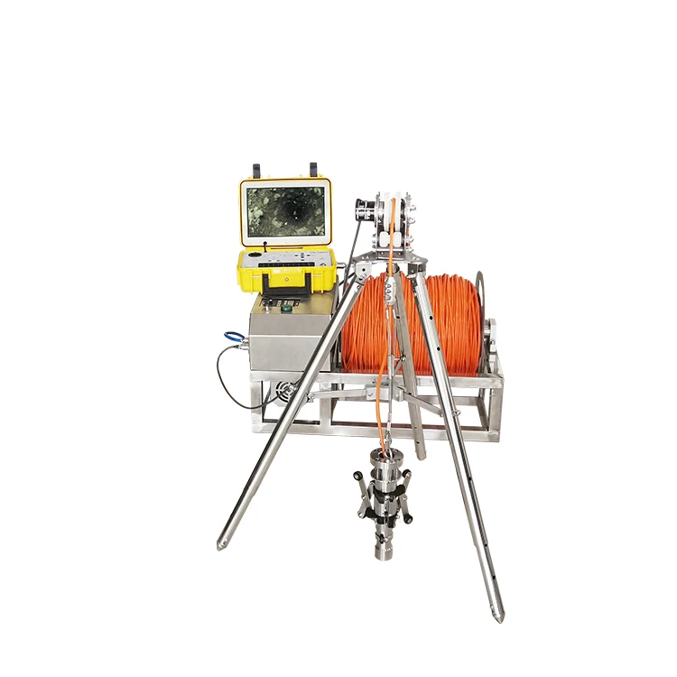 300m Cable CCTV Underwater Deep Water Well Borehole Inspection Camera