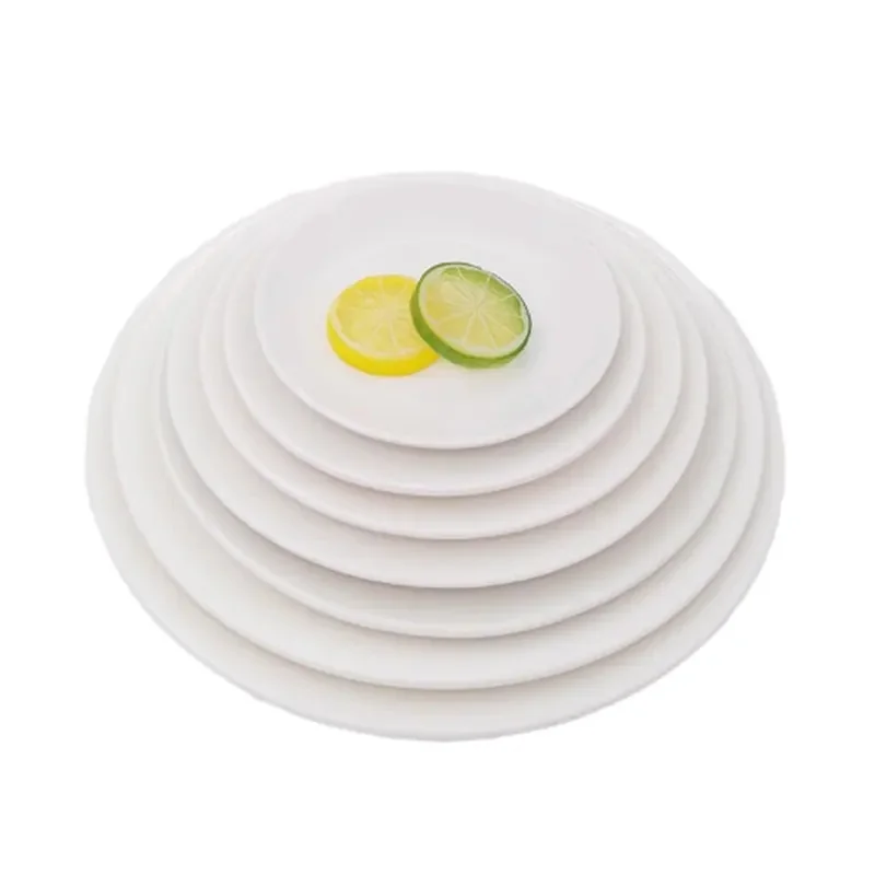 White Catering Dish Buffet Platter Plate Custom Ceramic Party Appetizer ...