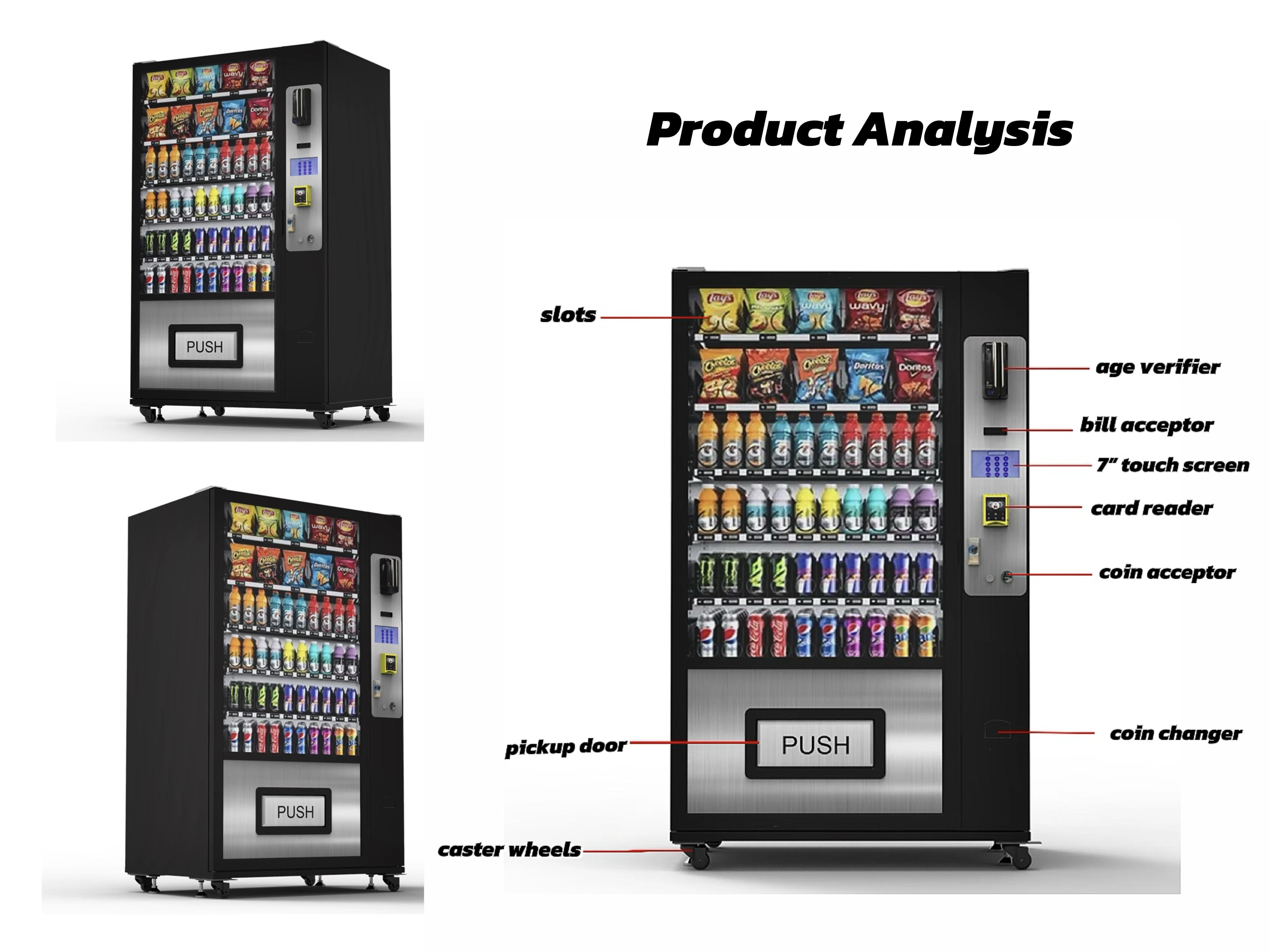 gcash Hot Beverage Vending Machine Digital Vending Machine With ...