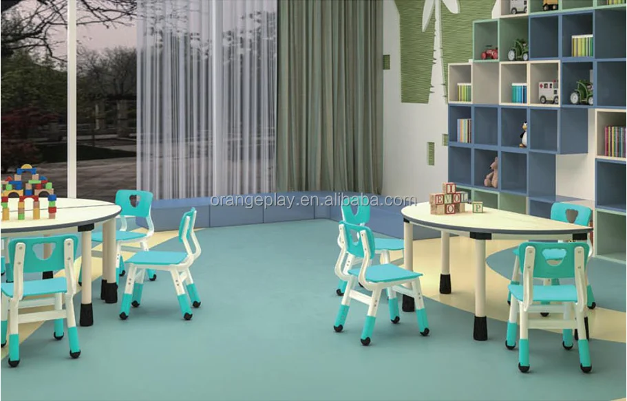 Preschool Classroom Furniture Kids Tables Equipment for Kindergarten ...