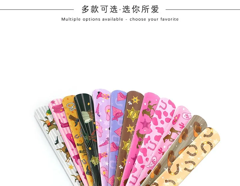 Cartoon New PVC Western Cowboy Clapping Circle Wrist Band