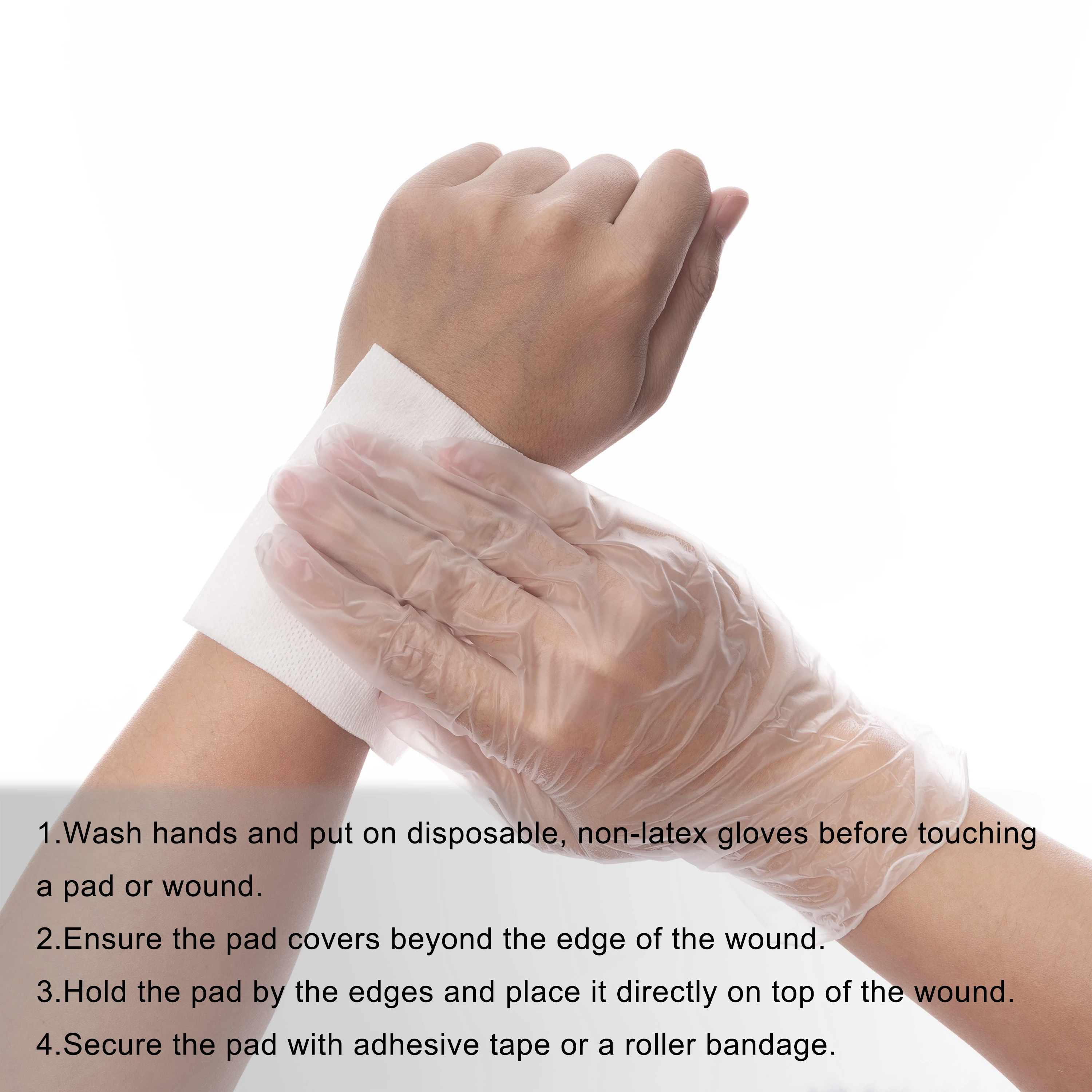 60packs Sterile Wound Pads - Reliable First Aid Solutions