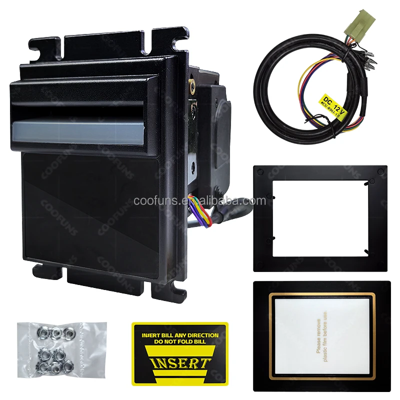 ICT/TOP Bill Acceptor Model TP70 L70 A6 LX7 for GAME Coin Machines and ...
