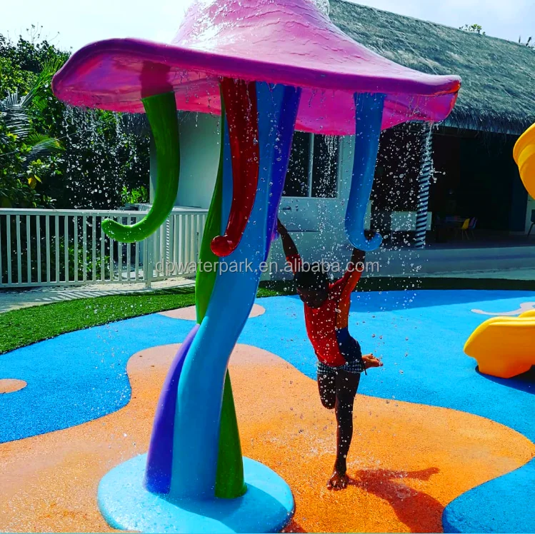 Kids Water Playground Pool Games - Rain Tree Style Fiberglass Water ...