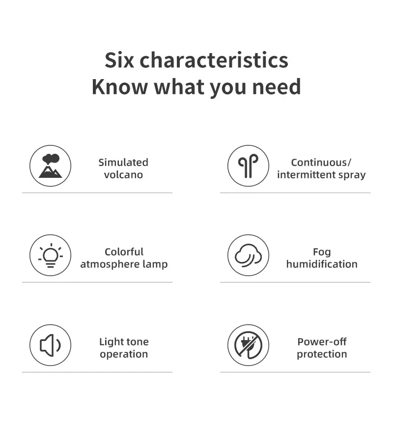 H2o usb colorful humidifier fire flame humidifier diffuser smart ...