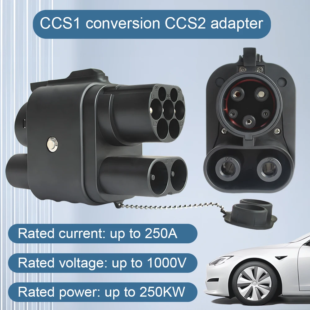 200kw Dc Connector Ccs2 To Ccs1 Ev Charger Adapter Dc Fast Chargers - Buy Dc Adapter Ccs1 To ...