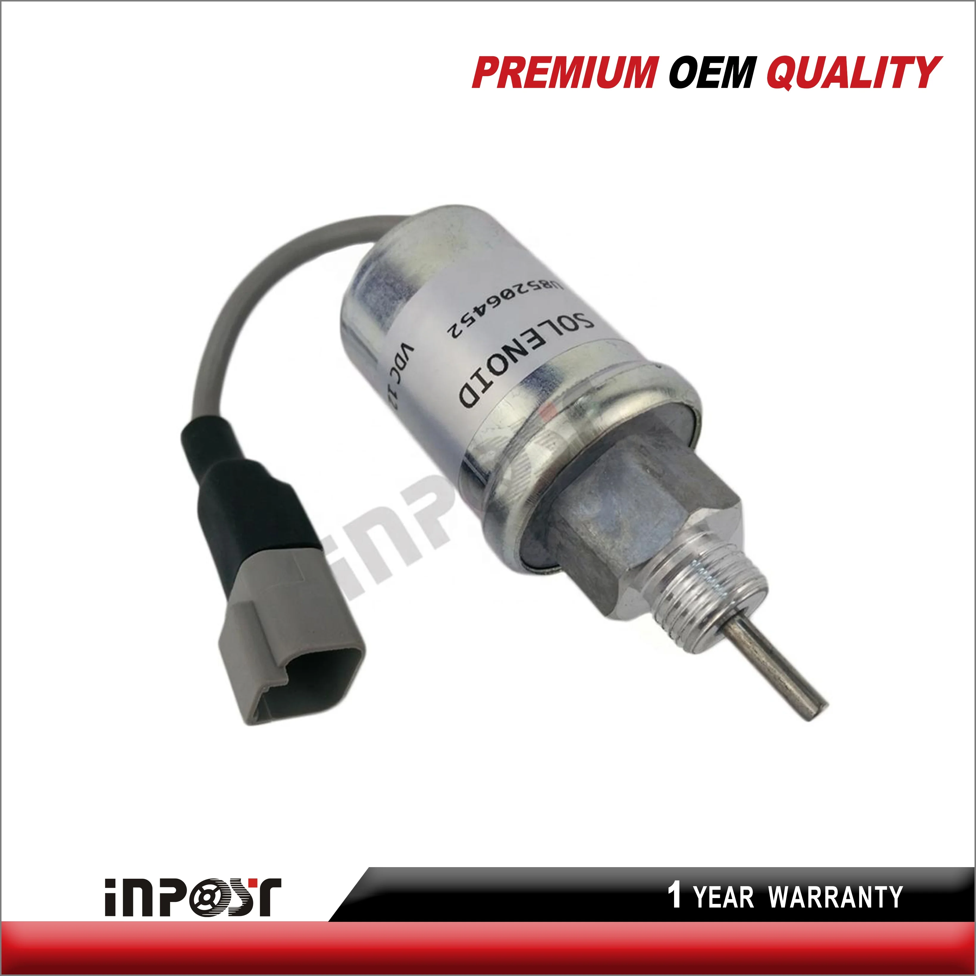 Diesel Engine 12V Stop Solenoid U85206452 for CAT Perkins