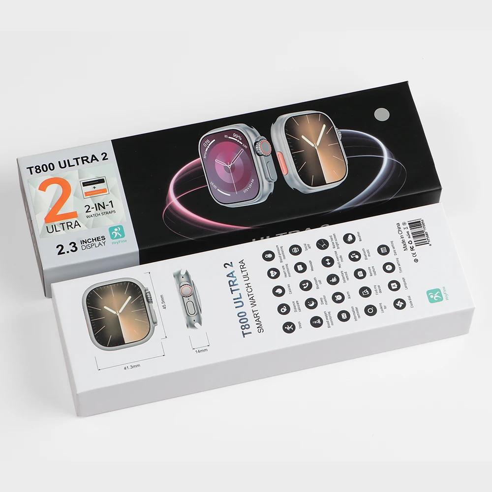 Valdus T800 Ultra 2 In 1 Straps Smartwatch Akilli Saat Montre Relogio Reloj Inteligente Hombre ...