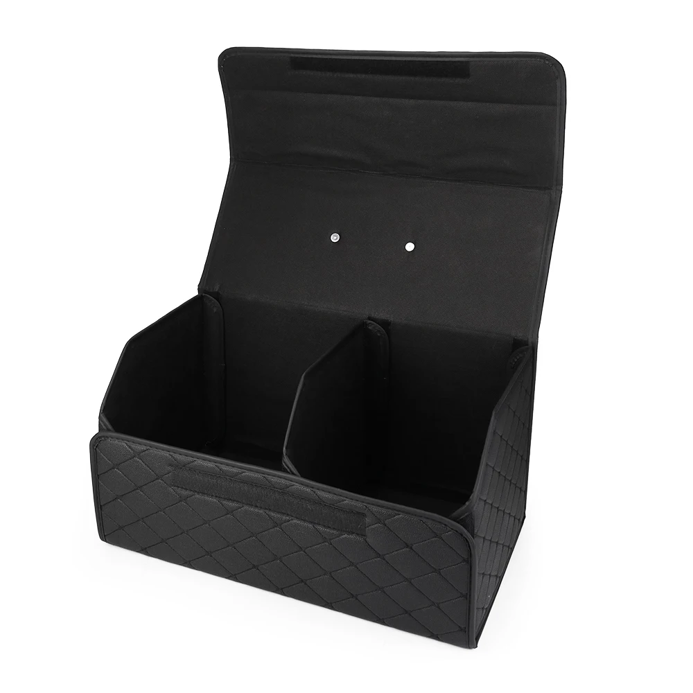 Car Storage Organizer - Customizable Detachable Leather Box